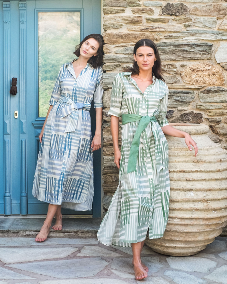 The Abby Skirt | Blue Shells – Beau & Ro