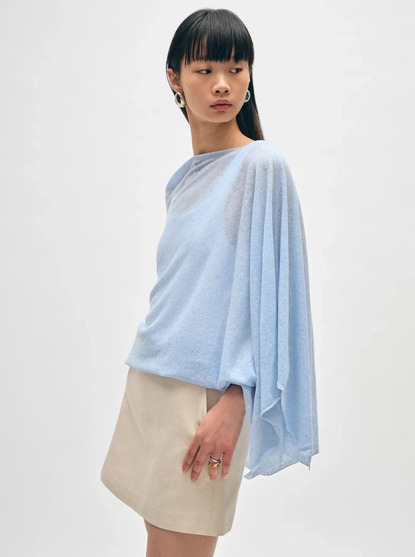 Wave Heather Linen Blend Two Way Topper – Beau & Ro